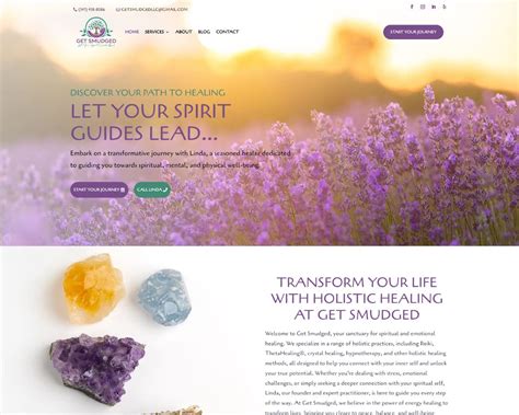 Holistic Healing Website Bracha Designs