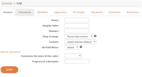 Queues — Xivo Solutions Documentation
