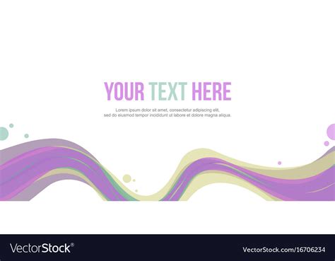 Header Website Abstract Background Design Vector Image