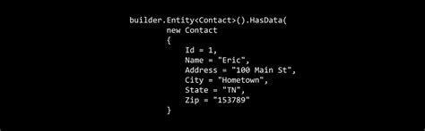 entity framework core 2 1 data seeding r dotnet