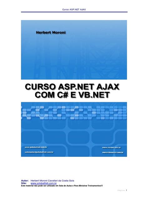 Apostila Avançado Curso Asp Net Ajax Pdf Script Java Active