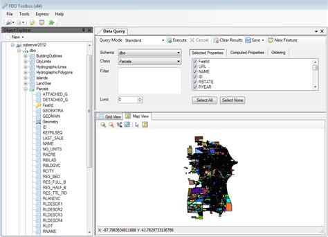 the map guy de sql server 2012 fdo support