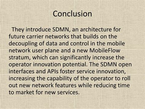 PPT MobileFlow Toward Software Defined Mobile Networks PowerPoint Presentation ID