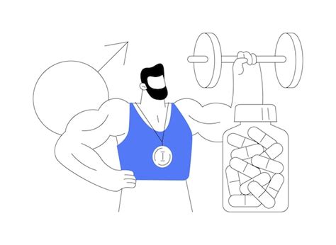 Premium Vector Anabolic Steroids Abstract Concept Vector Illustration