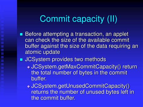 ppt java card technology ch05 atomicity and transactions powerpoint