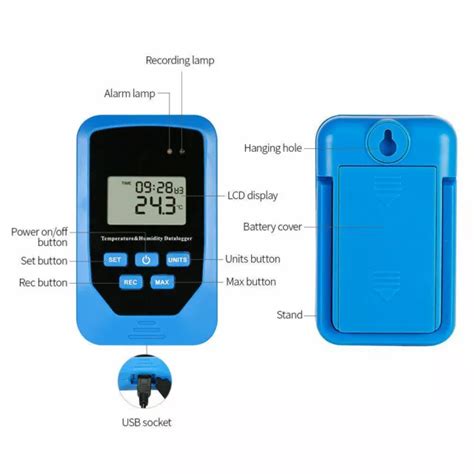 MINI USB HUMIDITY Temperature Data Logger RH TEMP Datalogger Recorder K N PicClick CA