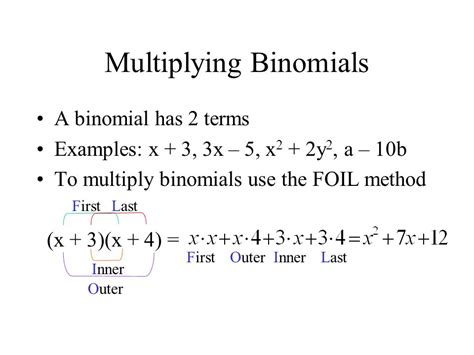 Binomial Equation Example