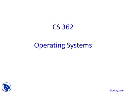 Operating Systems Operating Systems Distributed Computation
