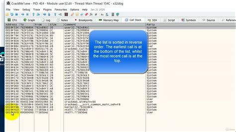17 Setting Bp From The Call Stack Youtube