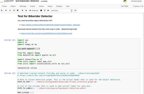 Draft Ubuntu Jupyter Notebook Python3 Tensorflow Opencv Détection Des Cyclistes Et Des