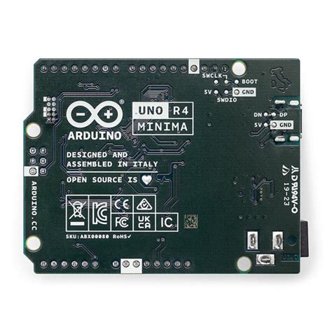 Découvrez La Puissante Arduino Uno R4 Minima Plus De Mémoire