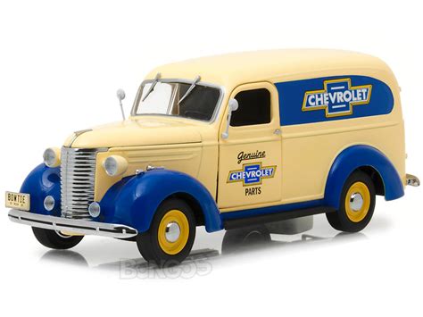 Genuine Chevrolet Parts 1939 Chevy Panel Truck 124 Scale Greenlig