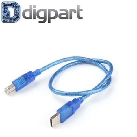 jual kabel data usb type a to usb type b arduino uno or mega 30cm