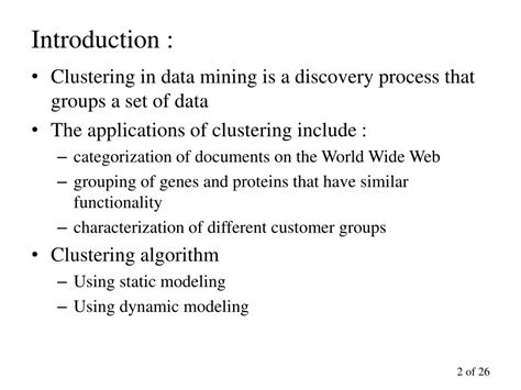 Ppt Chameleon A Hierarchical Clustering Algorithm Using Dynamic