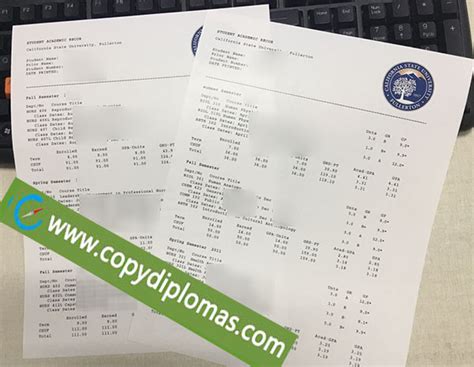 Buy Fake California State University Fullerton Transcript Buy Fake Diplomas High School