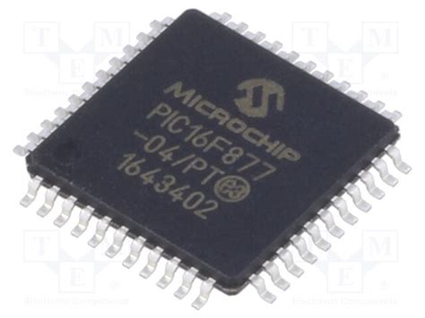 Pic16f877 04pt Microchip Technology Ic Pic Microcontroller Memory