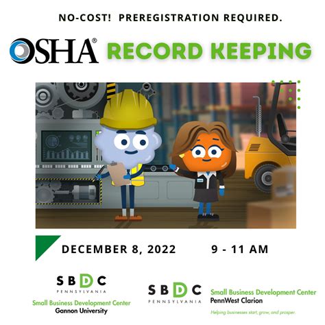 Osha Record Keeping Regulation Gannon Sbdc