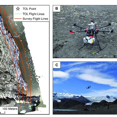 A Map Illustrating The Angled Flight Lines And Areal Coverage Of The Download Scientific