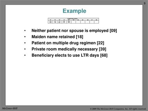 PPT Understanding UB Claim Form Condition Codes And Billing Situations PowerPoint