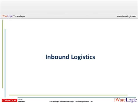 Webinar: Oracle R12 Warehouse Management System (WMS) Overview | PPT ...