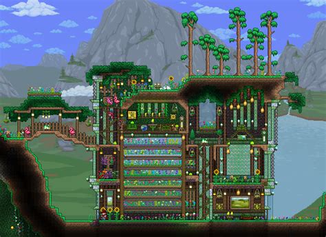 Pin On Terraria Terrarium Base Terraria House Design Terraria Castle