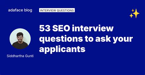 53 Seo Interview Questions Adaface