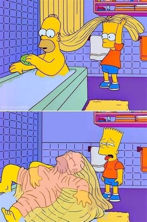 As The World S Greatest Sex Machine Bart Gives Homer Some Of His Sexual Powers While In The Tub