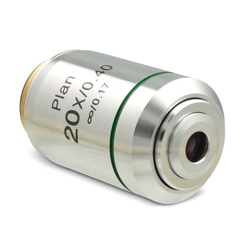 20x Infinity Corrected Plan Microscope Objective Lens — Au