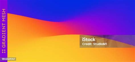 추상 그라데이션 메쉬 배경입니다 매끄럽고 유연한 색상 전환이 있는 그리드 기반 페인팅 기술 트렌디한 리퀴드 디자인 배너 전단지 포스터 표지 또는 브로셔에 대 한 3d 벡터