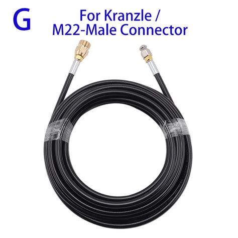 압력 세척기 하수구 배수 호스 맞춤형 길이 청소 노즐 호스 파이프 클리너 키트 Karcher 고압 클리너용