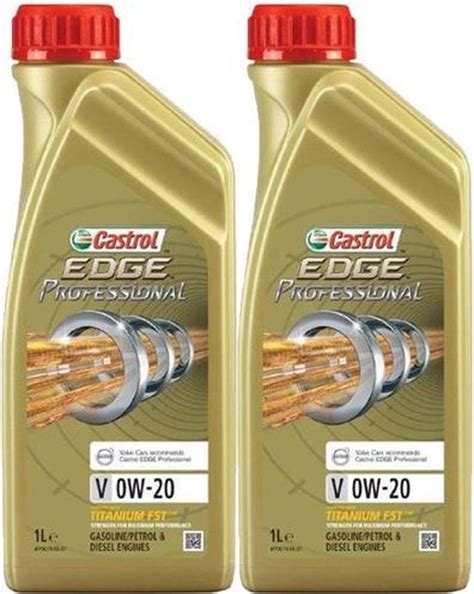 2x Castrol Edge 0W20 Volvo - 1L | bol