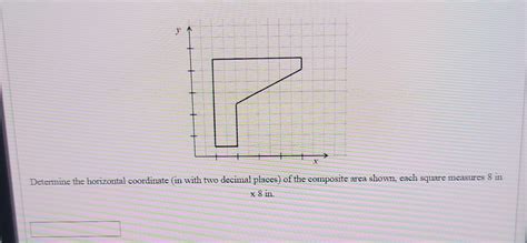 Solved Determine The Horizontal Coordinate In With Two