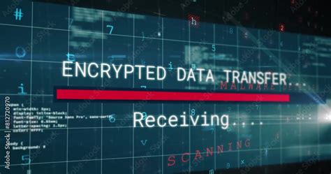 Image Of Texts Letters Numbers Symbols Loading Bars Computer Language Over Black Background