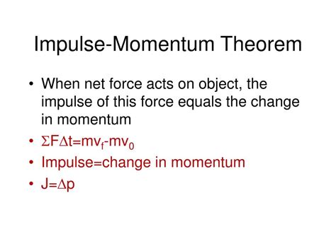Ppt Impulse Momentum Powerpoint Presentation Free Download Id 6153705