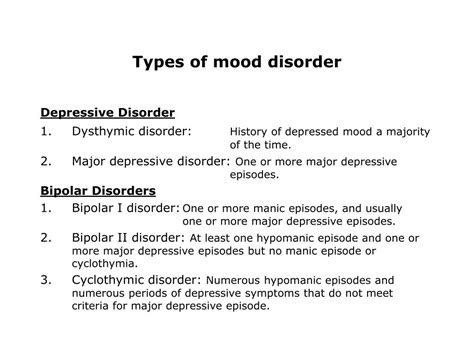 Ppt Mood Disorders Powerpoint Presentation Free Download Id652902