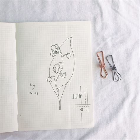 June Bullet Journal