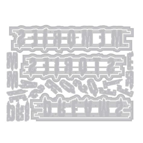 Seth Apter Sizzix Thinlits Word Wafers [667021]