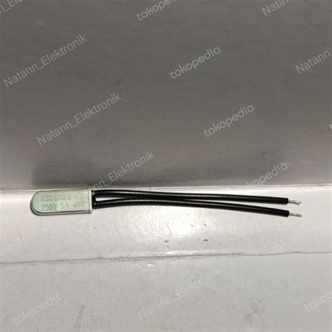 Jual 3369 thermofuse thermo fuse thermostat ksd9700 ksd 9700 40 derajat ...
