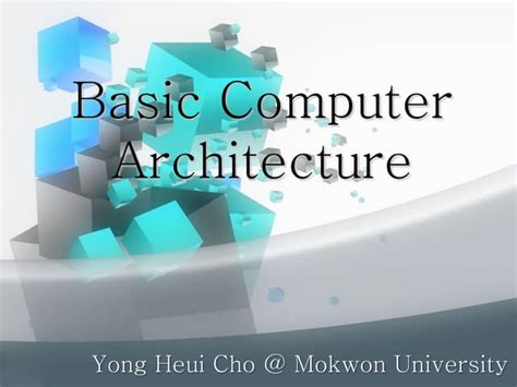 Basic Computer Architecture Pptx