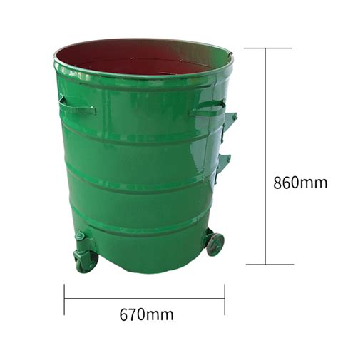 无盖铁桶 肇庆市汇嘉塑胶制品有限公司塑料垃圾桶塑料托盘地台板塑料筐垃圾分类亭