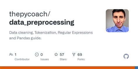 GitHub Thepycoach Data Preprocessing Data Cleaning Tokenization Regular Expressions And