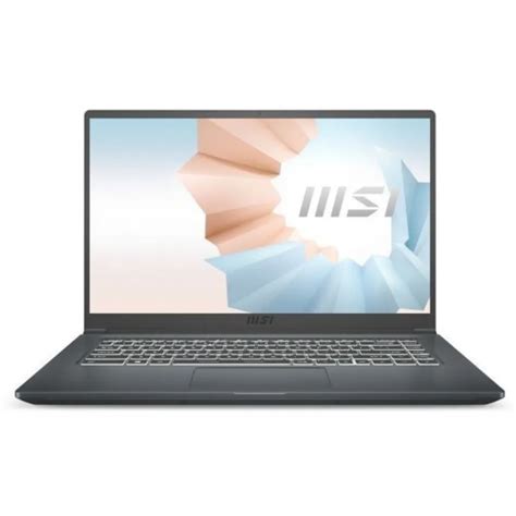 Msi Laptop Modern A M Xes Amd Ryzen U Gb Gb Ssd Sin S O Carbon Grey Black