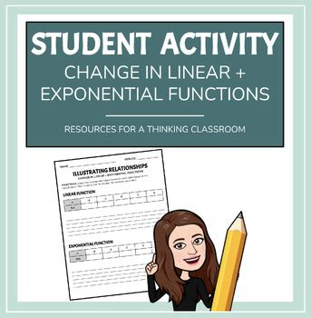 Change In Linear Exponential Functions EDITABLE TPT