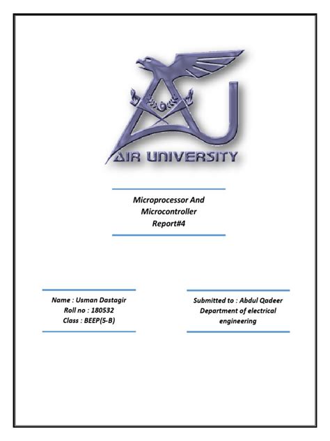 lab 4 pdf pdf microcontroller electronic design