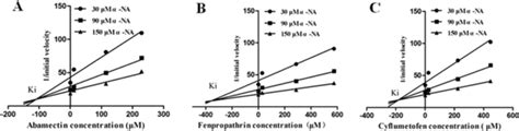 Dixon Plot Analysis For The Inhibition Of α Na Conjugating Activity Of