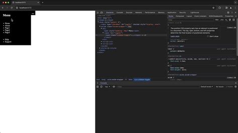 Instructions For Troubleshooting In The Side Menu Of Chrome Developer Tools