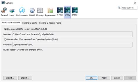 Problems Loading System Or Internal Gdal Version Snap Step Forum
