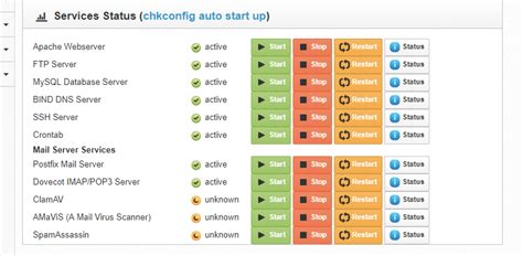 How To Start Stop Restart Services In Centos Web Panel Plothost