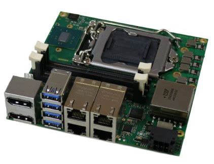 Skylake Based Nano Itx Sbc Offers X Gbe And Stackable Pcie