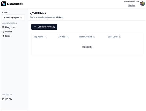 get an api key llamacloud documentation